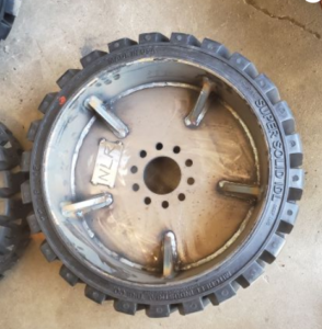 SOLID TIRE WITH FULL CENTER AND GUSSETS – NLR Derby Parts