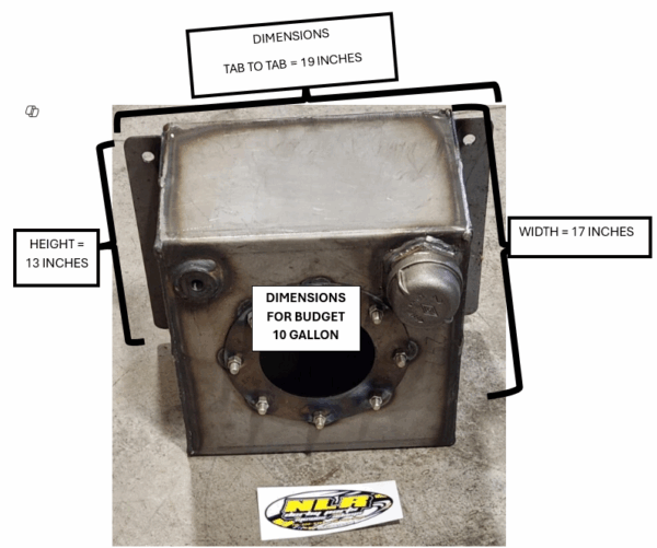 10 gallon budget fuel cell - NLR Derby Parts